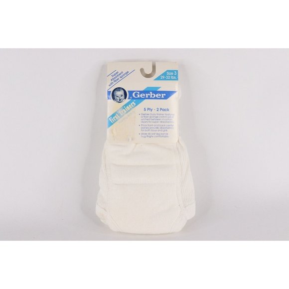 Gerber | Accessories | Nos Vintage 9s Gerber First Trainers Cloth ...